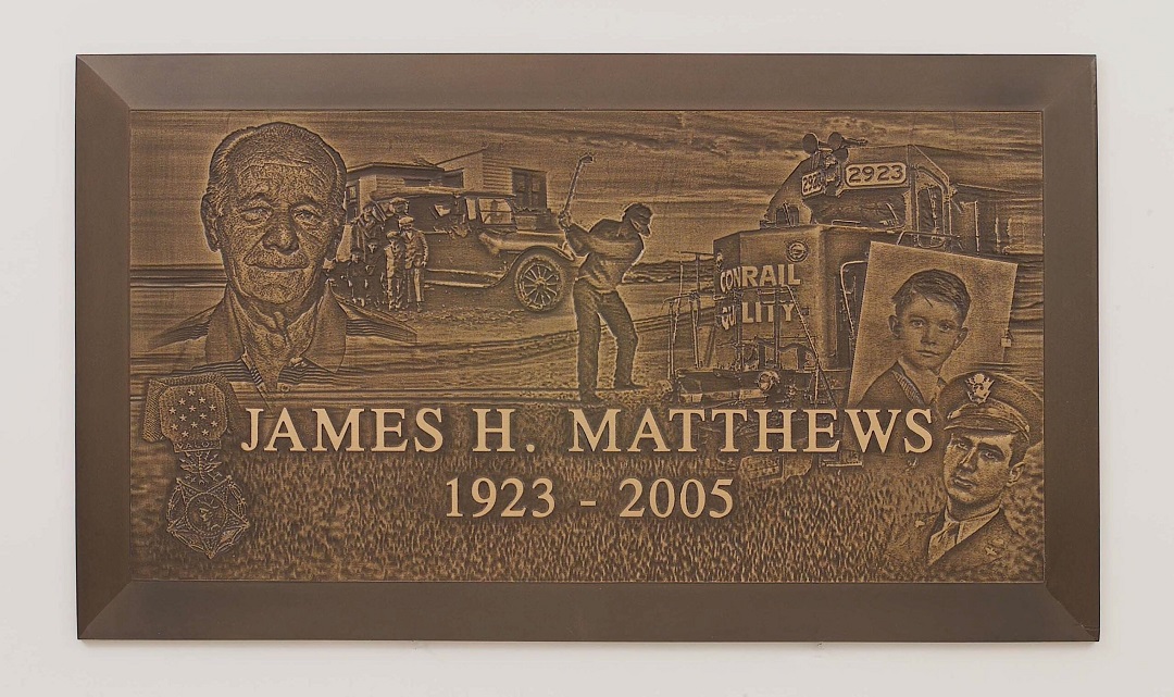Bronze Memorial Pittsburgh - Rudez Granite